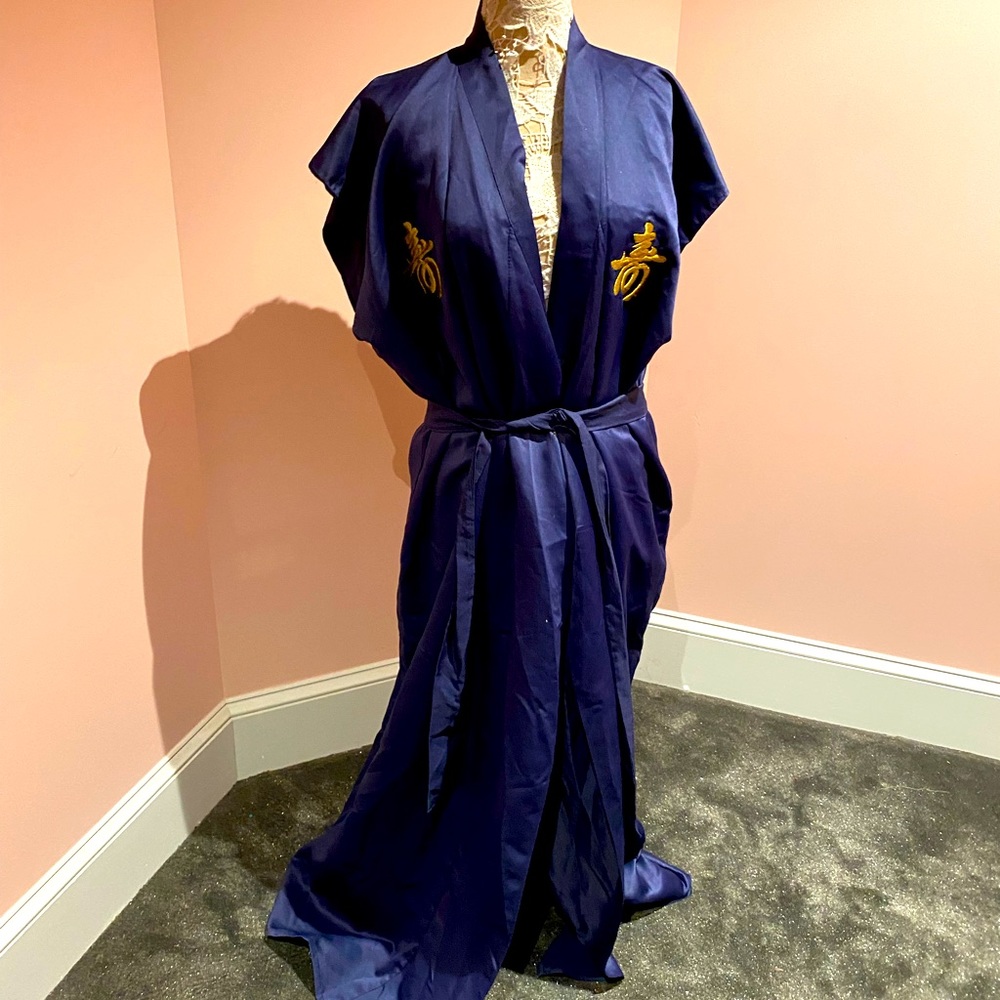 Vintage Japanese Yukata Robe - Gem